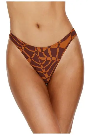 GOTTEX Retro Jungle Bikini Bottom - Multi-brown