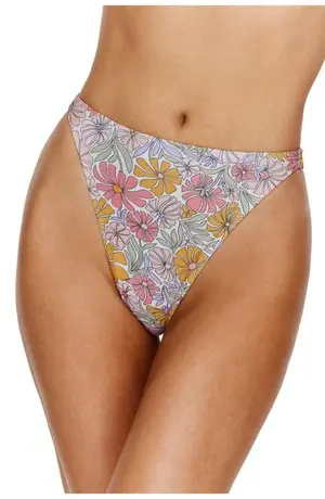 GOTTEX Soft Bloom High Waist Bikini Bottom - Multi