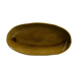PORTO BRASIL Deep Oval Platter Set Of 4 - Dijon