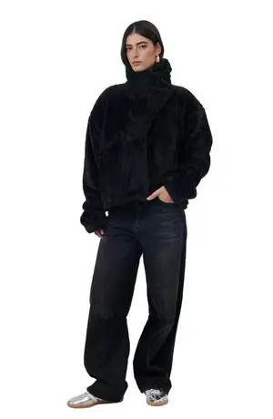 GOTTEX Button-up Fleece Coat