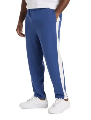 SOCIETY OF ONE BY DXL Big & Tall Striped Track Pants - Blue