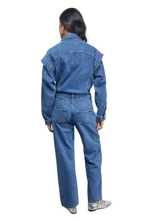 WAREHOUSE Tony Denim Jumpsuit