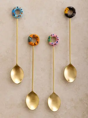 GAURI KOHLI Bursa Teaspoons - Multicolored