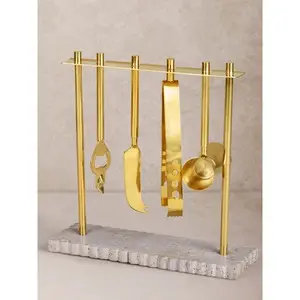 GAURI KOHLI Jubel Bar Tools Set - Gold