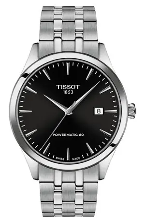 TISSOT Classic Dream Automatic Bracelet Watch - Black