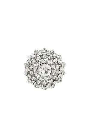 SUSAN CAPLAN 1970s Swarovski Brooch - Crystal