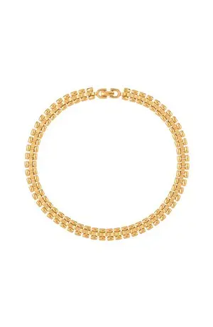 SUSAN CAPLAN 1980s Vintage Watchband Collar - Monet