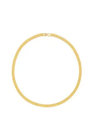 SUSAN CAPLAN 1980s Vintage Square Link Necklace - Monet
