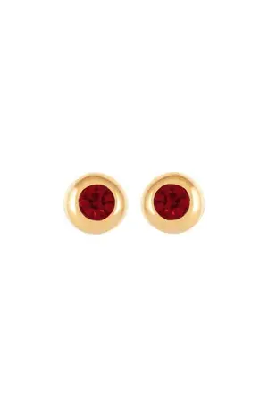 SUSAN CAPLAN 1980s Vintage Earrings - Sruby Red