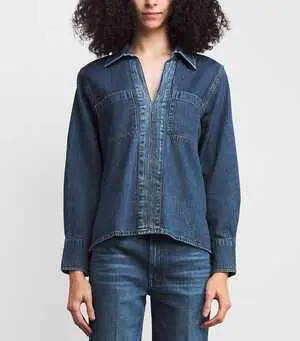 Rag & Bone Channing Denim Top