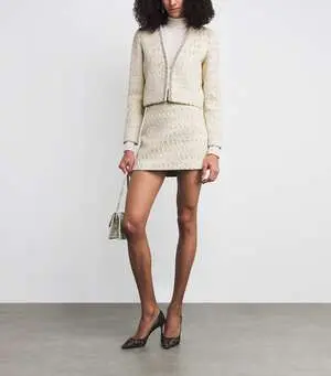 Alice + Olivia Kidman Tweed Blazer