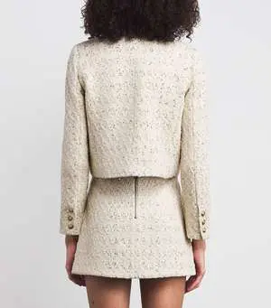 Alice + Olivia Kidman Tweed Blazer