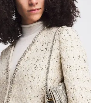 Alice + Olivia Kidman Tweed Blazer