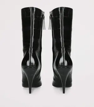 Givenchy Leather Square-toe Ankle Boots 95
