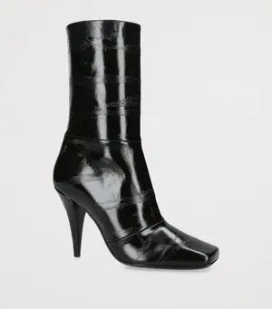 Givenchy Leather Square-toe Ankle Boots 95