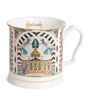 Harrods Bone China Enchanted Emporium Building Mug - Black