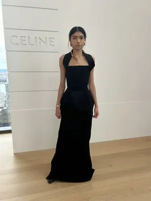 Celine Gown Wool And Silk