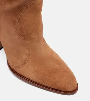 Paris Texas Lavinia 100 Suede Over-the-knee Boots - Brown