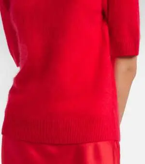 Dorothee Schumacher Fluffy Statement Wool And Cashmere Sweater - Red