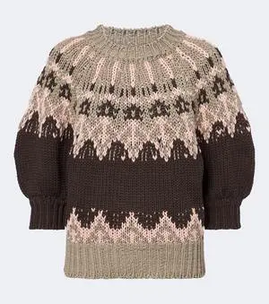 Altuzarra Marty Fair Isle Cotton Sweater - Multicoloured