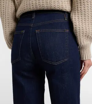 FRAME High-rise Straight Leg Jeans