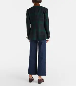 FRAME Cropped High-rise Wide-leg Jeans