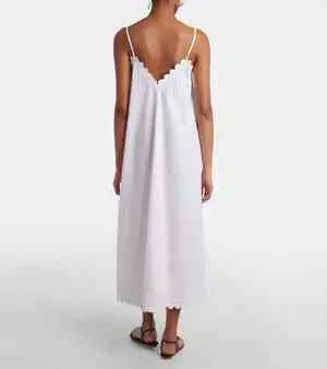 JULIET DUNN Cotton Midi Dress