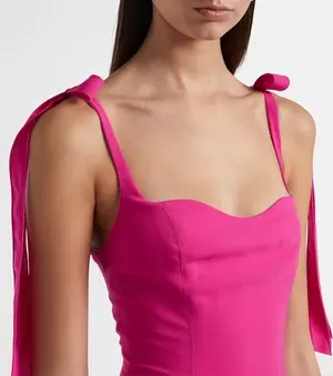 MARMAR HALIM Pleated Sash Gown