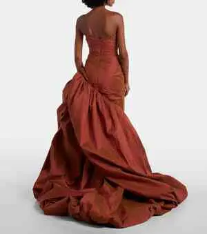 MARMAR HALIM Gathered Corset Gown
