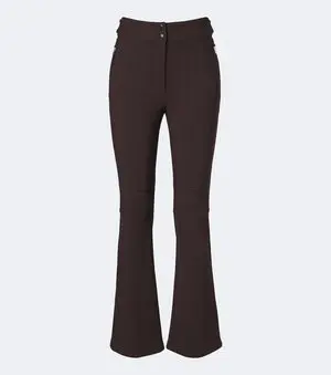 YVES SALOMON Flared Ski Pants - Brown
