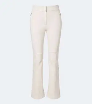 YVES SALOMON Flared Ski Pants - White