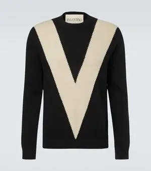 Valentino Garavani Crewneck Virgin Wool Sweater