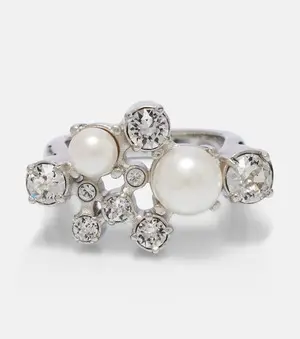 Givenchy Embellished Ring Silver