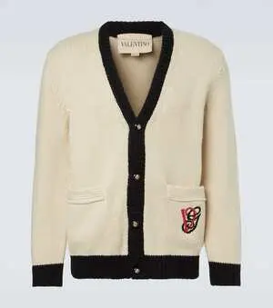 Valentino Garavani Ribbed Cardigans For Men