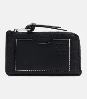 Loewe Leather Card Case - Black