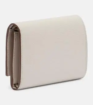 Loewe Anagram Small Leather Wallet - Grey