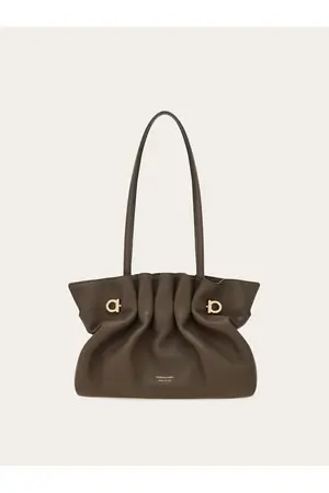 FERRAGAMO Soft Shoulder Bag - Red