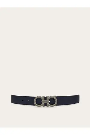 FERRAGAMO Adjustable Gancini Belt - Red