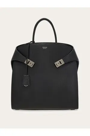 FERRAGAMO Hug Tote Bag - Black