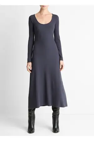 Vince Scoop Neck Day Dresses