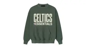 Fear Of God Essentials Celtics Sport Crewneck Sweatshirt - Balsam Green