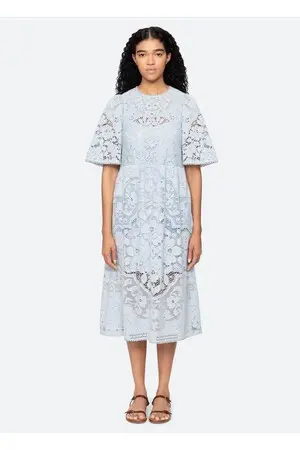Floral Crochet Day Dresses