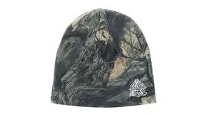 A BATHING APE Tree Edge Camo Knit Cap - Brown