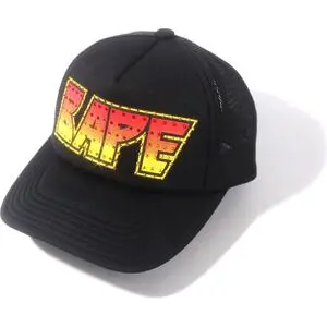 A BATHING APE Crystal Stone Mesh Cap
