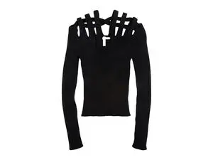 H&m Ribknit Cutout Top
