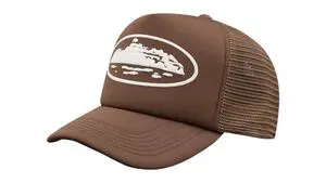 CORTEIZ Island Puff Print Trucker Hat - Brown
