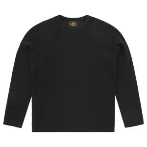 CORTEIZ Star Raglan Waffle Thermal - Black