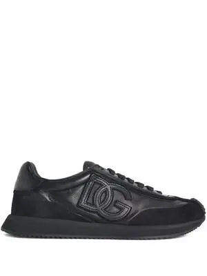 Dolce & Gabbana Leather Sneakers - Black
