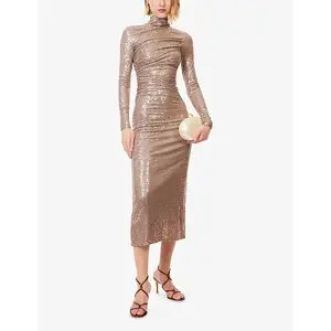 NEEDLE & THREAD Sequin Mesh Gown
