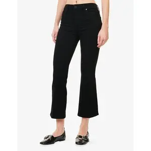 FRAME The Reboot Straight-leg Cotton-blend Jeans - Black